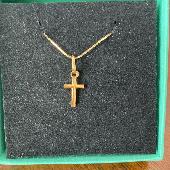 Jewelry | 14k Solid Italian Gold Cross | Poshmark